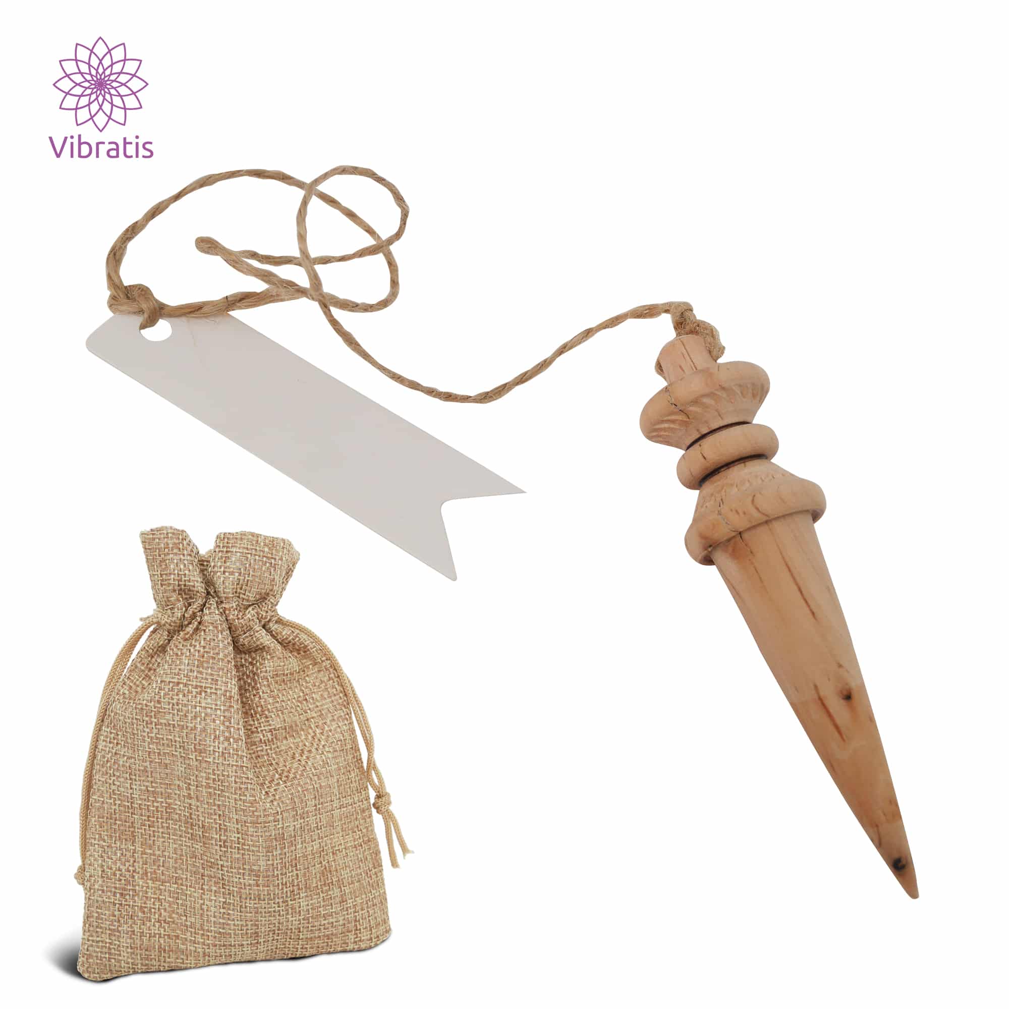 Pendule Divinatoire en Bois ÉQUILIBRE Fabrication Artisanale | Vibratis