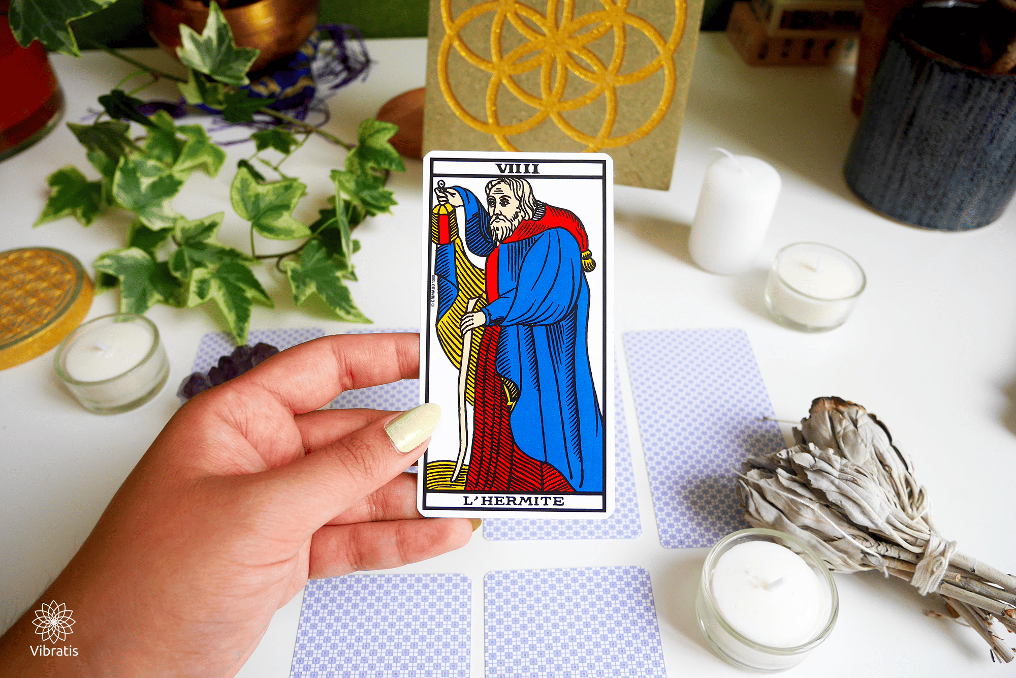 L'Hermite dans le Tarot de Marseille : Signification, Interprétation