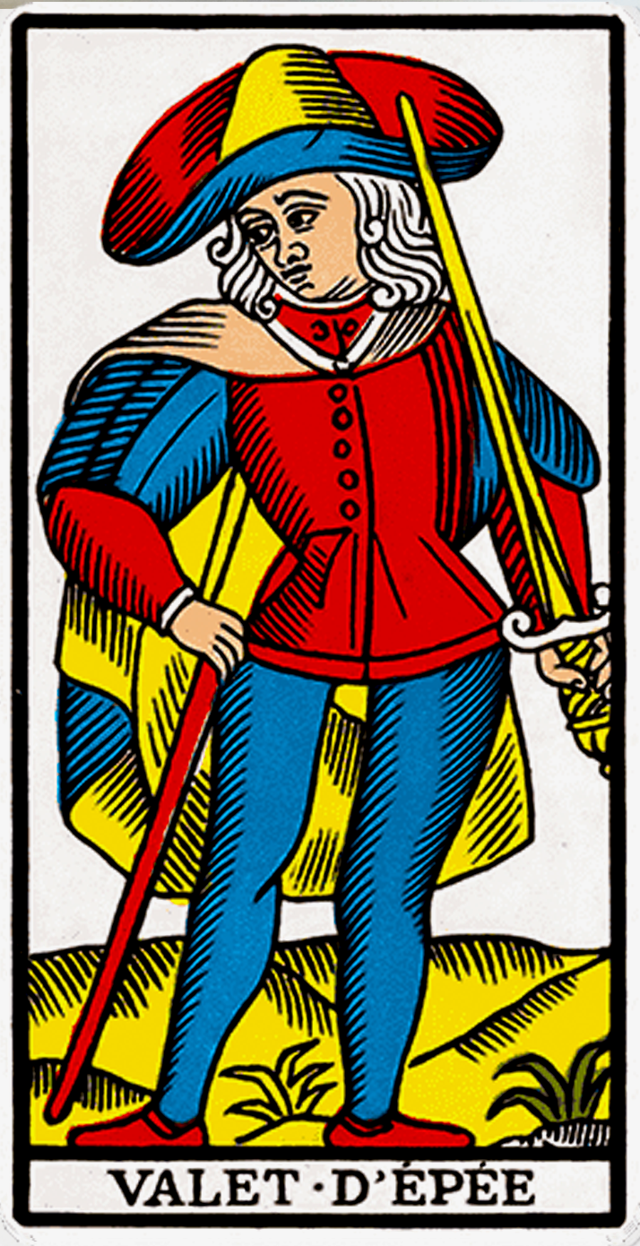 Significations du Valet d'Épée dans le Tarot de Marseille